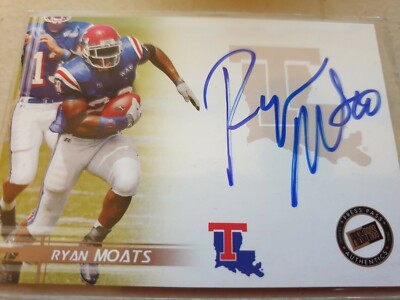2005 Press Pass Rookie Autograph card Ryan Moats. Philadelphia Eagles ...