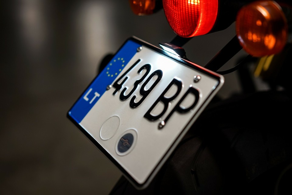 Ducati Sport Classic 1000 s GT1000 license plate bracket LED lightning ...