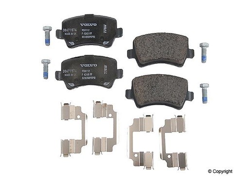 Genuine Volvo S60 V60 V60CC Rear Brake Disc Pads for Solid Disc Rotors ...