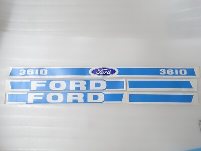 Decal Kit High Quality Blue For 3610 Ford Tractor #10-1 | eBay