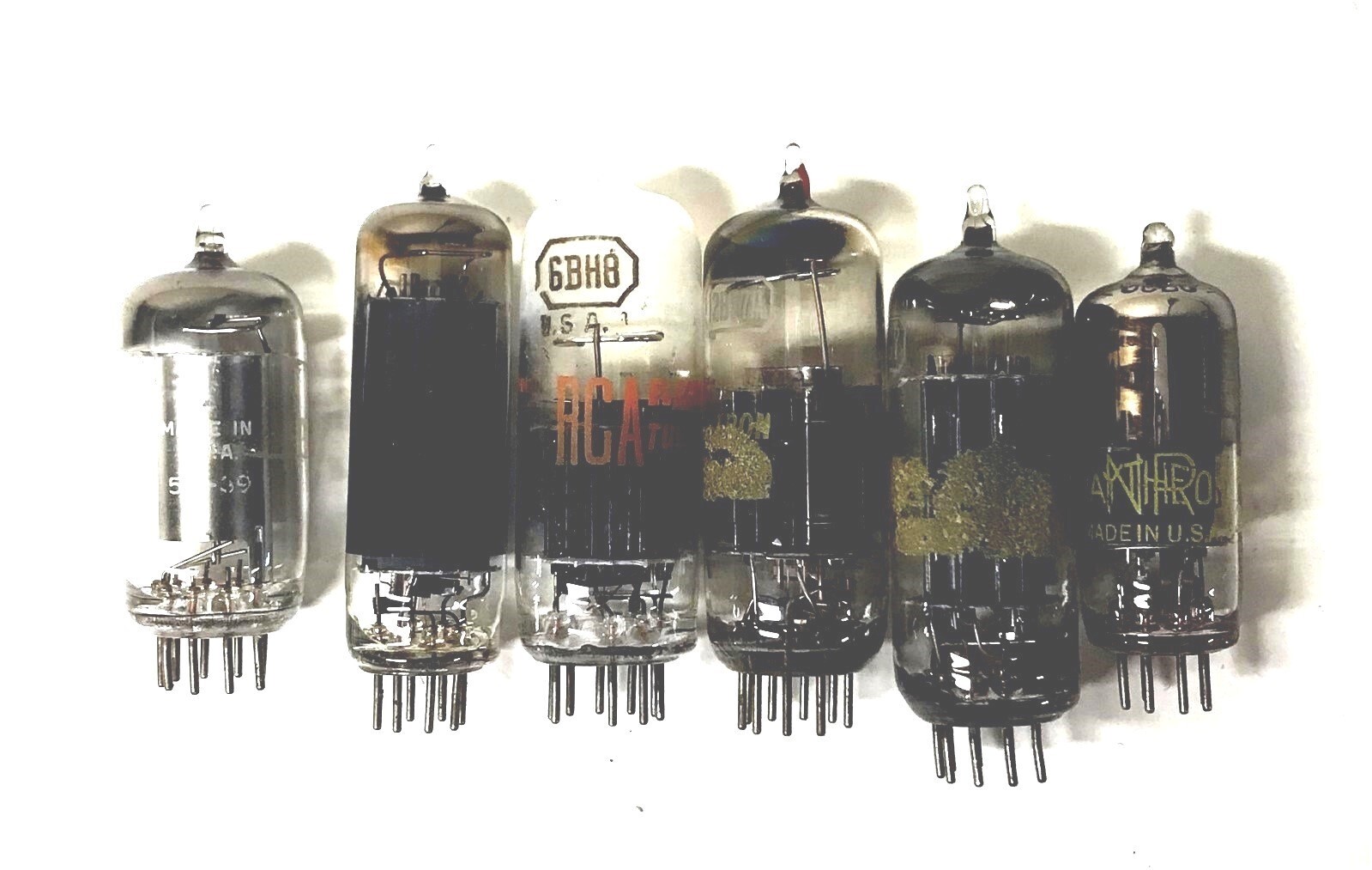 Vacuum Tubes 6CB6, 1V2, 6BH8, 6CG7, 6AQ5A, 12BY7A ~ Lot Of 6 | eBay