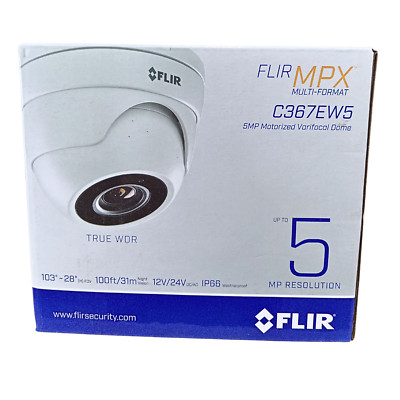 FLIR Digimerge C367EW5 5 MP Multi Format MPX IR Dome Camera, 2.7-13.5mm ...