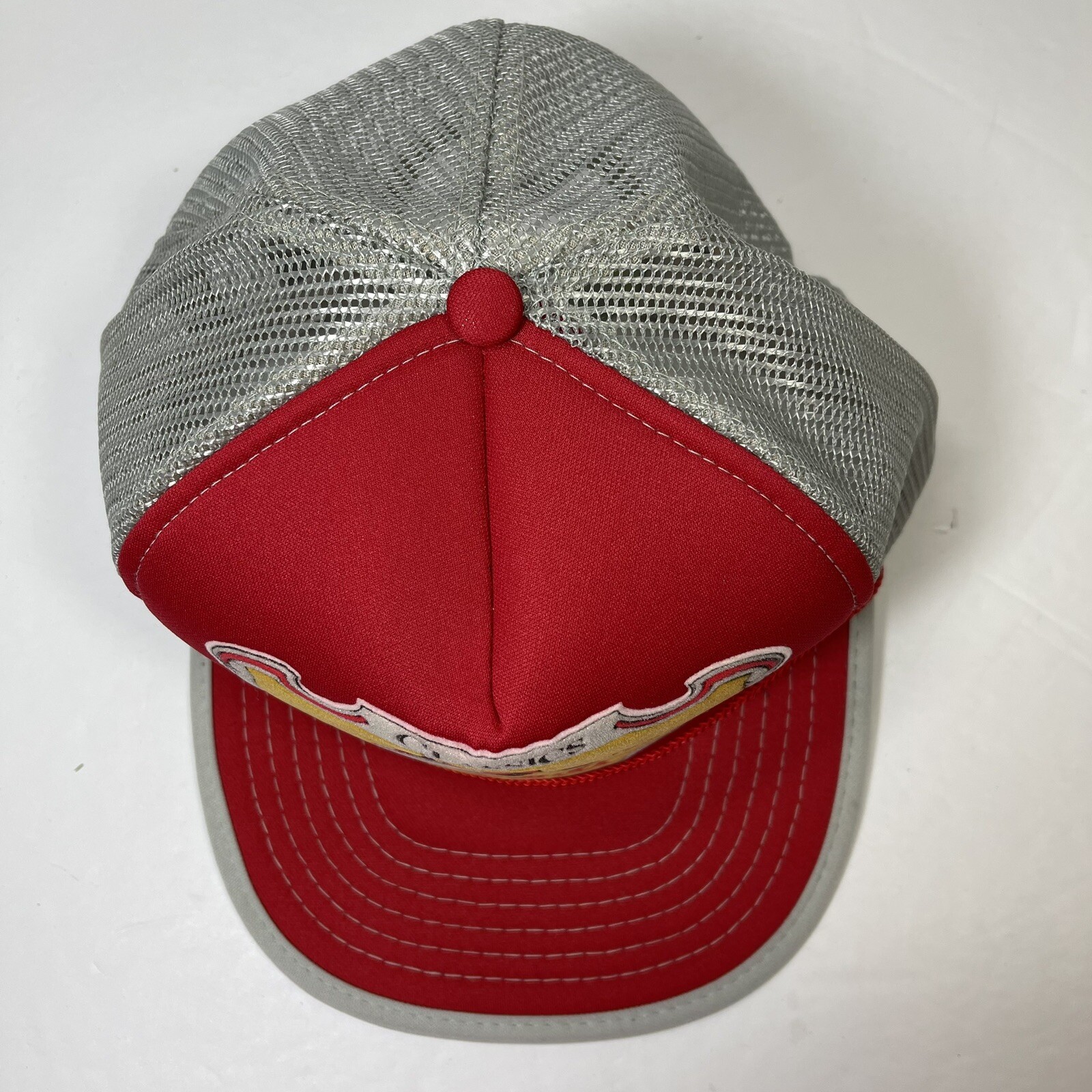 Peterbilt Classics 1939 Trucker Hat Snap Back Red Gra… - Gem
