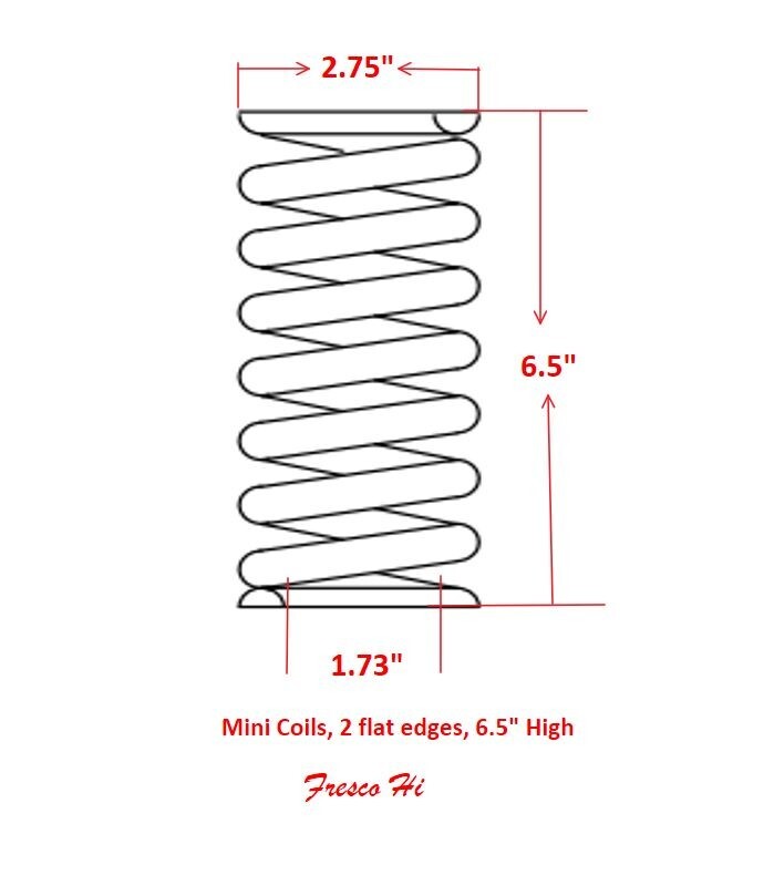 Lowrider Hydraulics Chrome Precut Mini Coils Cups Donuts & Bolts ...