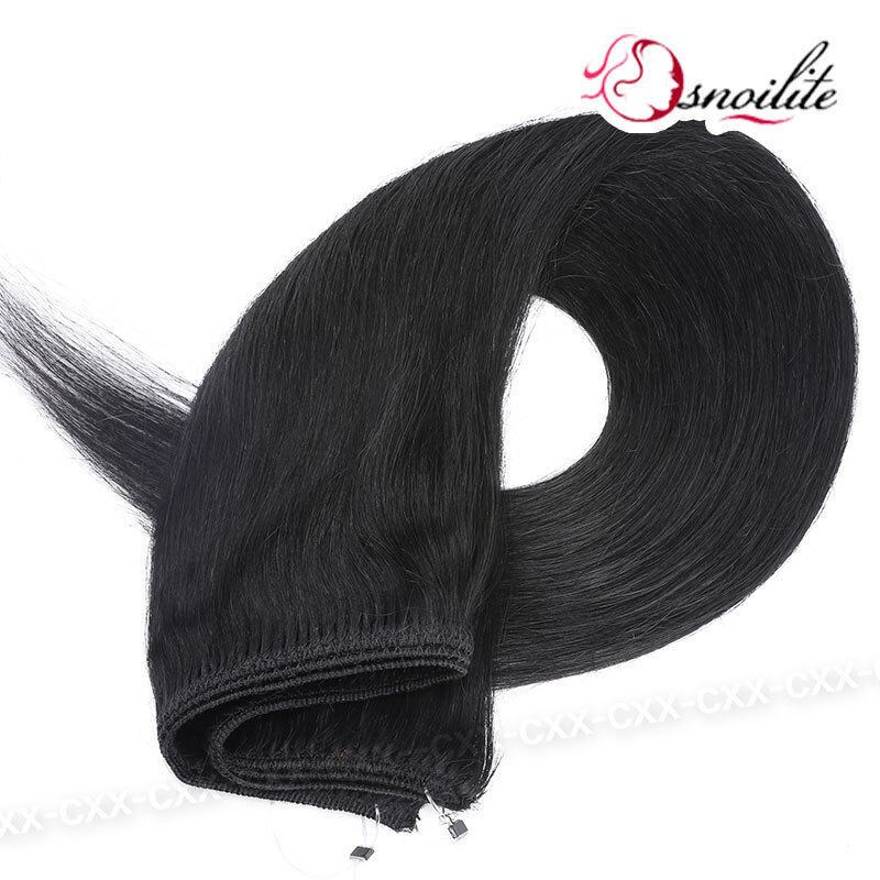 Real Invisible Wire In Human Hair Extension Secret Hidden Extensions ...