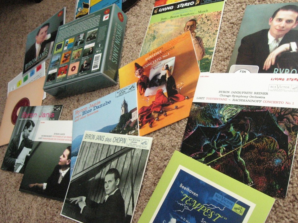 Byron Janis Complete RCA Album Collection 11CD box set DVD all in mint ...