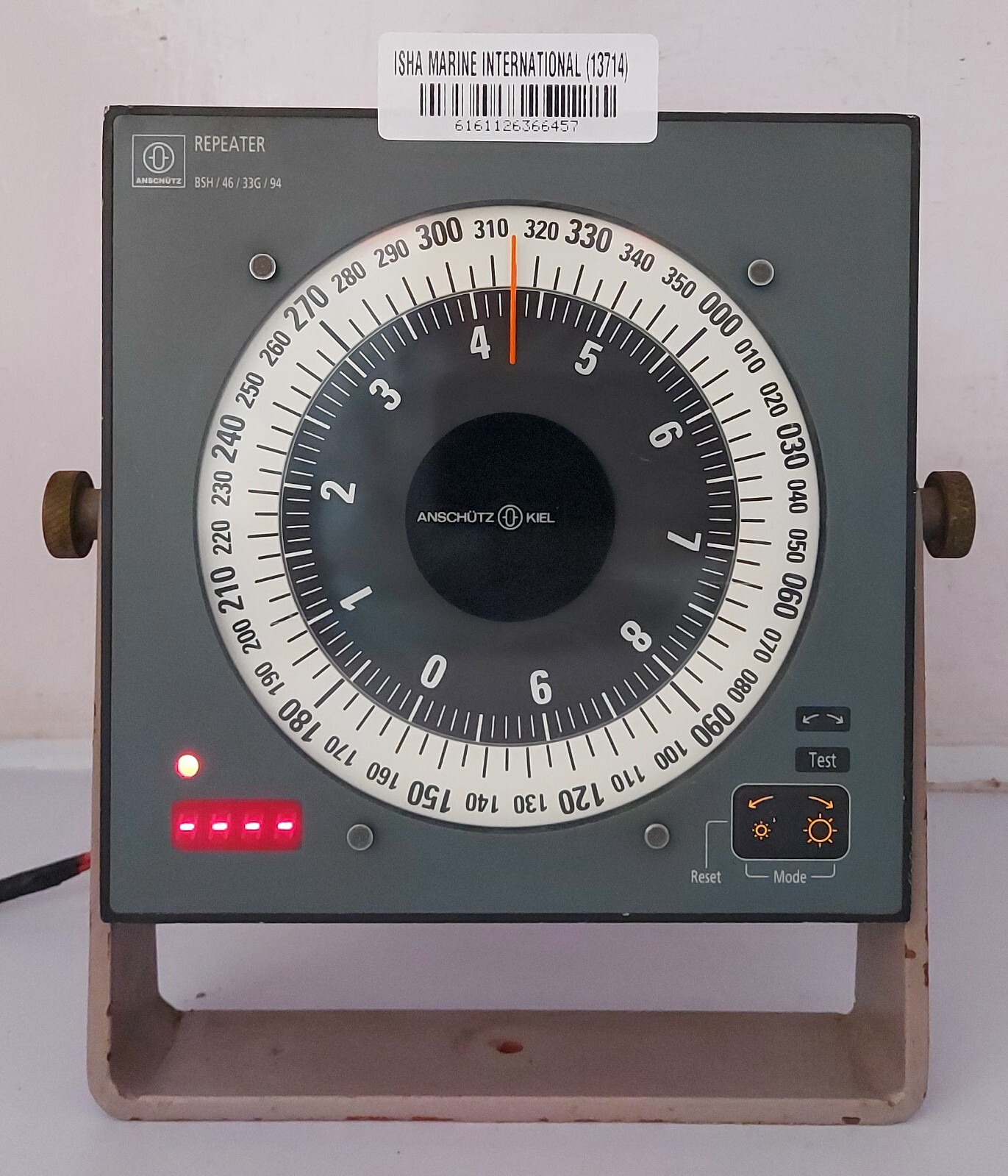 Raytheon Anschutz 133-555 Repeater Compass 2226 Germany Gray | eBay