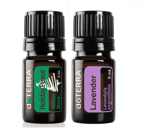 doTERRA Lavender 5ml & Holiday Peace 5ml Therapeutic EssentialOil ...