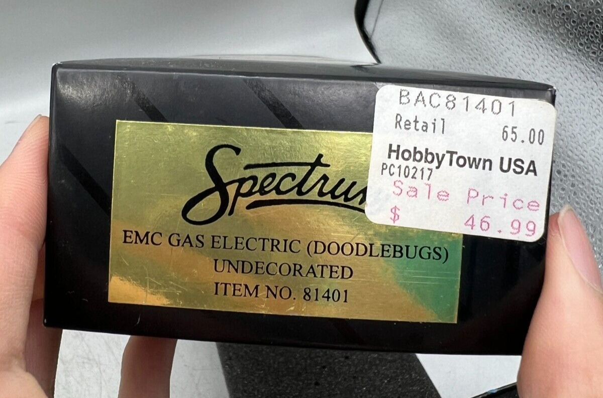 Bachmann Spectrum Ho Scale EMC Gas Electric Doodlebug Undecorated 81401 ...