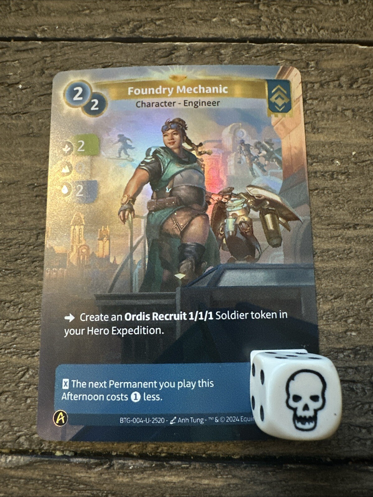 Altered TCG Foundry Mechanic Ordis Unique FOIL Alt Art Kickstarter Excl. - NM | eBay