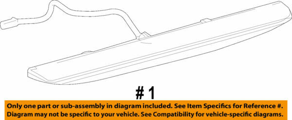 81006-47030 Toyota Lamp set, stop center 8100647030, New Genuine OEM ...