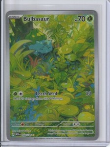 Bulbasaur 2023 Scarlet & Violet: 151 #166/165 Illustration Rare Price ...