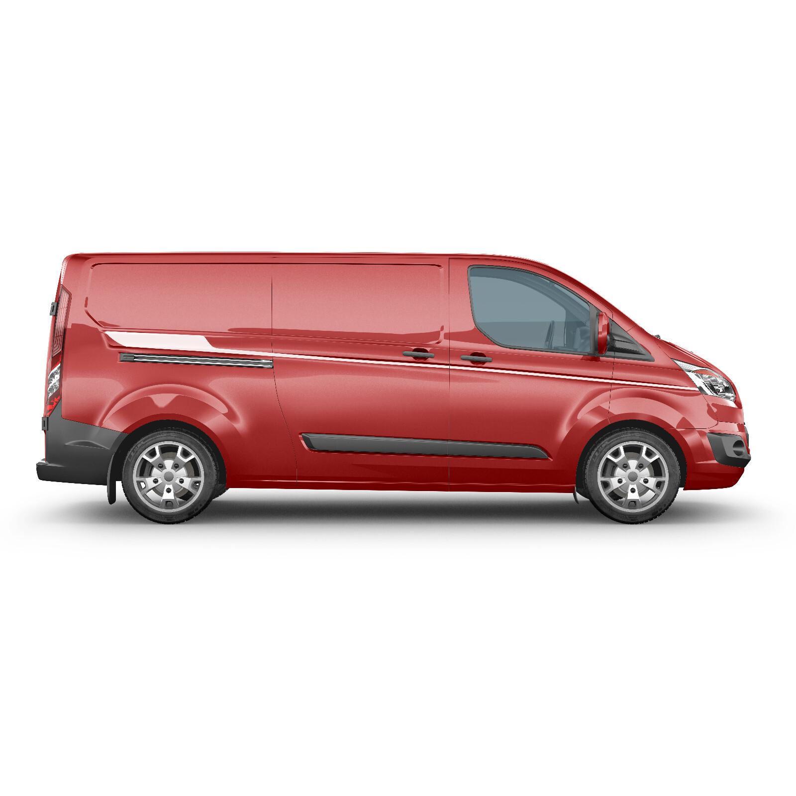 Auto Seiten-Streifen Aufkleber-Set, Sticker komp. mit Ford Transit ...
