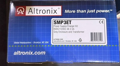 Altronix SMP3ET Power Supply/Charger Kit Grey | eBay
