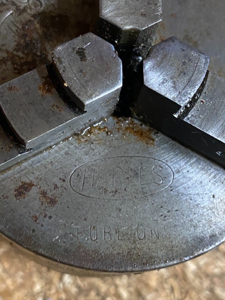 Harles 3" 3 Jaw Scroll Chuck Back Plate Threaded Myford ML7 Lathe etc ...