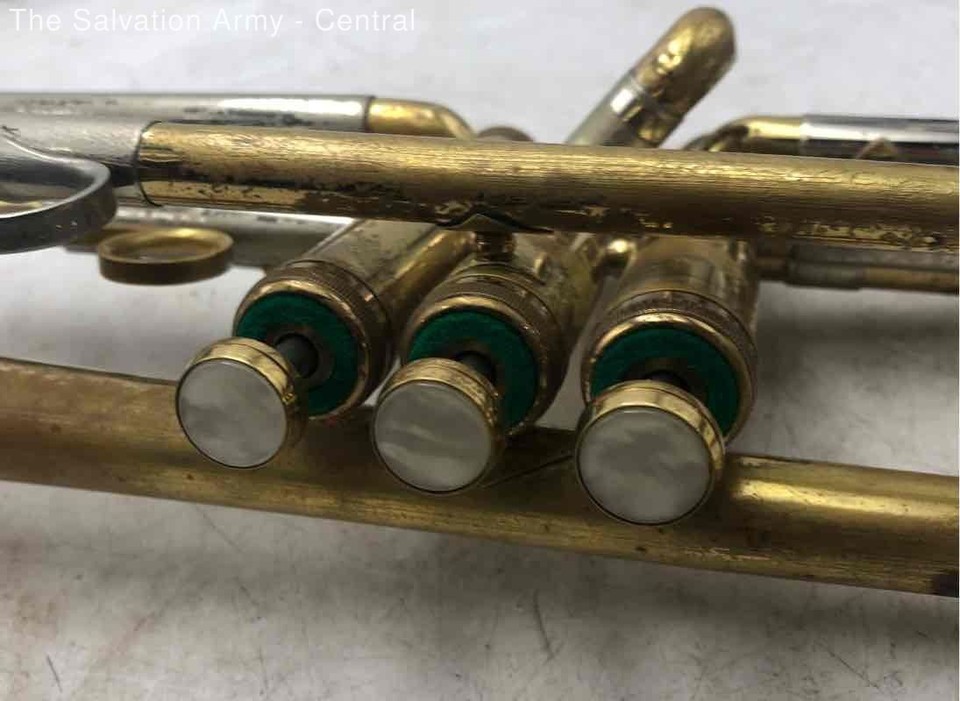 Vintage Reynolds Gold Brass Musical Instruments Bb Keys Trumpet | eBay