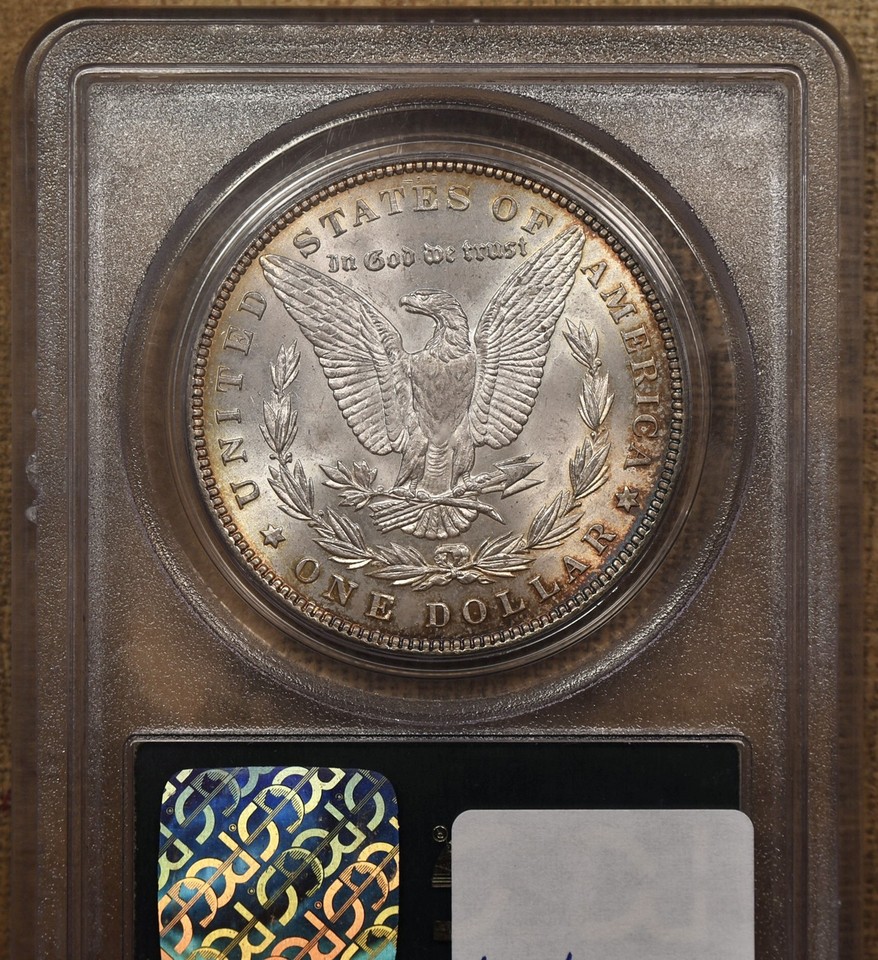 1898 Morgan Dollar PCGS MS64 OGH dusty antique gold DKRCs DOLLAR DEAL ...