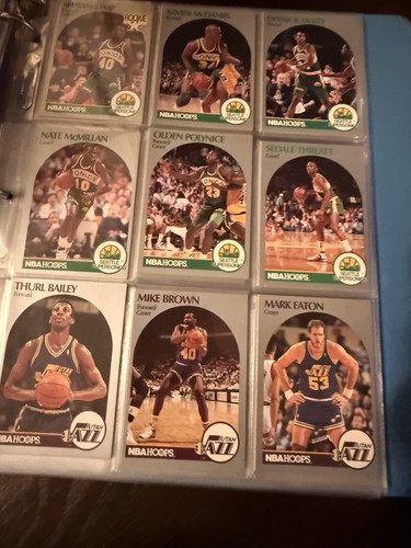 1990 NBA Hoops Binder Full | eBay