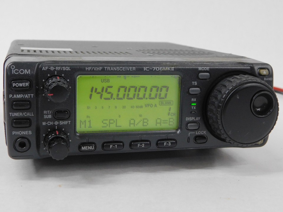 Icom IC-706MKII Mobile Ham Radio HF VHF Transceiver (please read) | eBay
