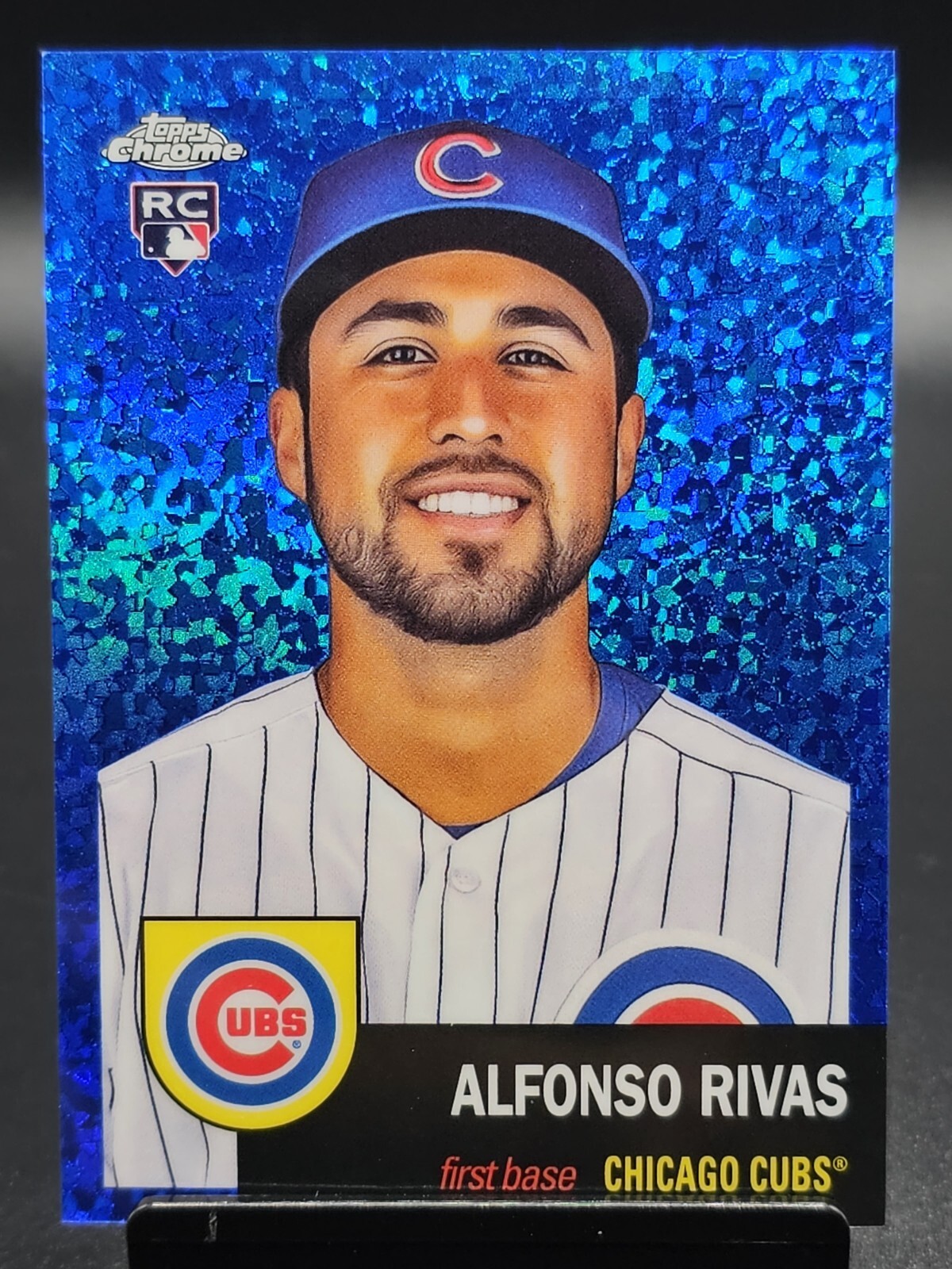 2022 Topps Chrome Platinum Blue Mini-Diamond Ref Alfonso Rivas Rc #185 ...