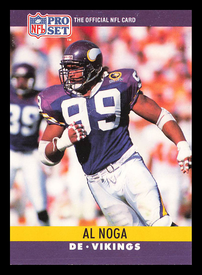 Al Noga #194 1990 Pro Set Minnesota Vikings | eBay