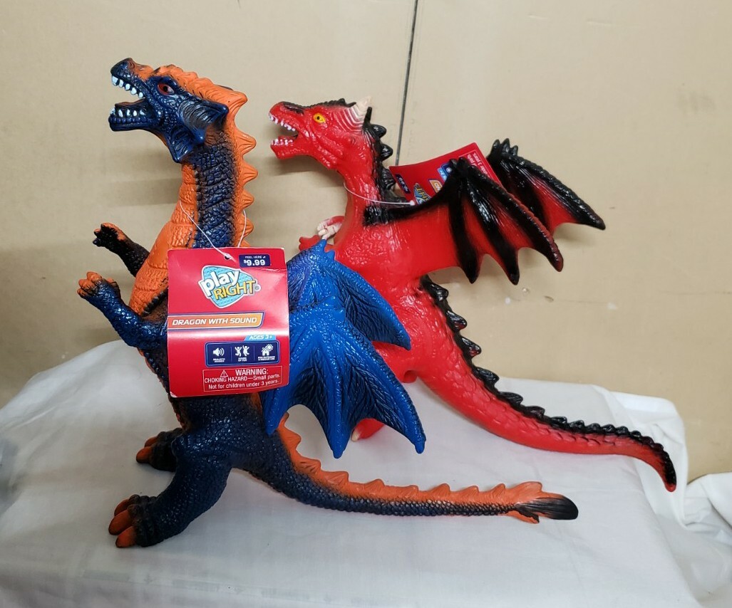 Blue And Red Dragons