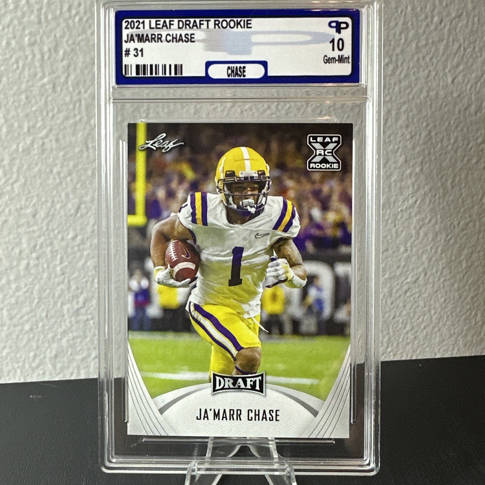 2021 LEAF JAMARR CHASE # 31 ROOKIE CARD Mint 10 | eBay