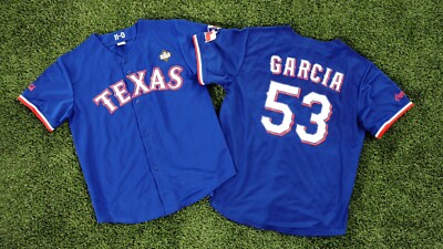ADOLIS GARCIA TEXAS RANGERS POSTSEASON JERSEY *SIZE XL* 8-19-24 SGA ...
