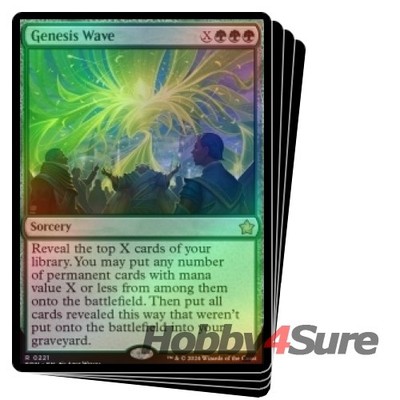 Foil Genesis Wave X4 M/NM Magic: The Gathering MTG Foundations | eBay