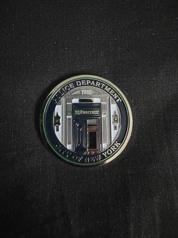 NYPD 5th Precinct Chinatown Challenge Coin New York | eBay