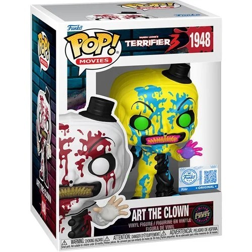 IN STOCK Terrifier 3 Art the Clown Bloody Funko Pop Figure #1948 ...