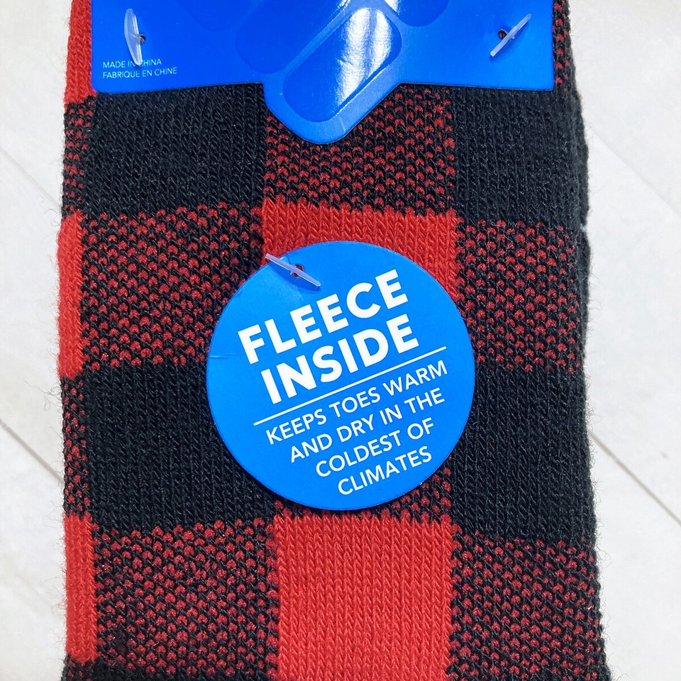 Columbia Boot Socks 2 Pairs Fleece Lined Womens Lightweight Thermal ...