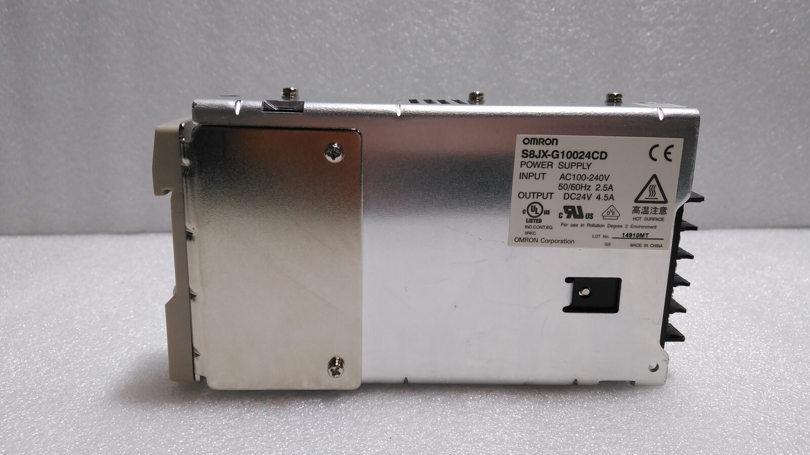 [Used] OMRON / S8JX-G10024CD / POWER SUPPLY, DC24V 4.5A | eBay