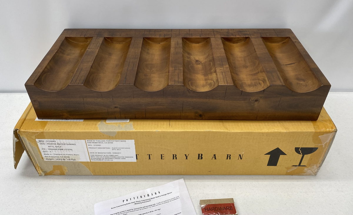 Wood Wine Rack Pottery Barn