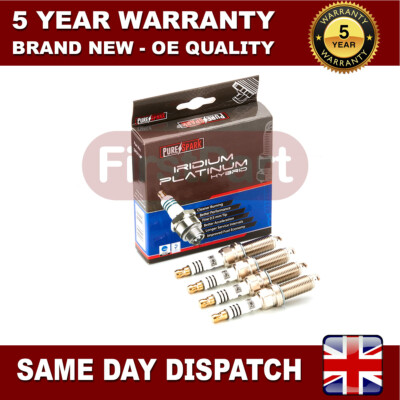 FirstPart 4x Iridium Platinum Upgrade Spark Plugs Fits Nissan Note (Mk1 ...