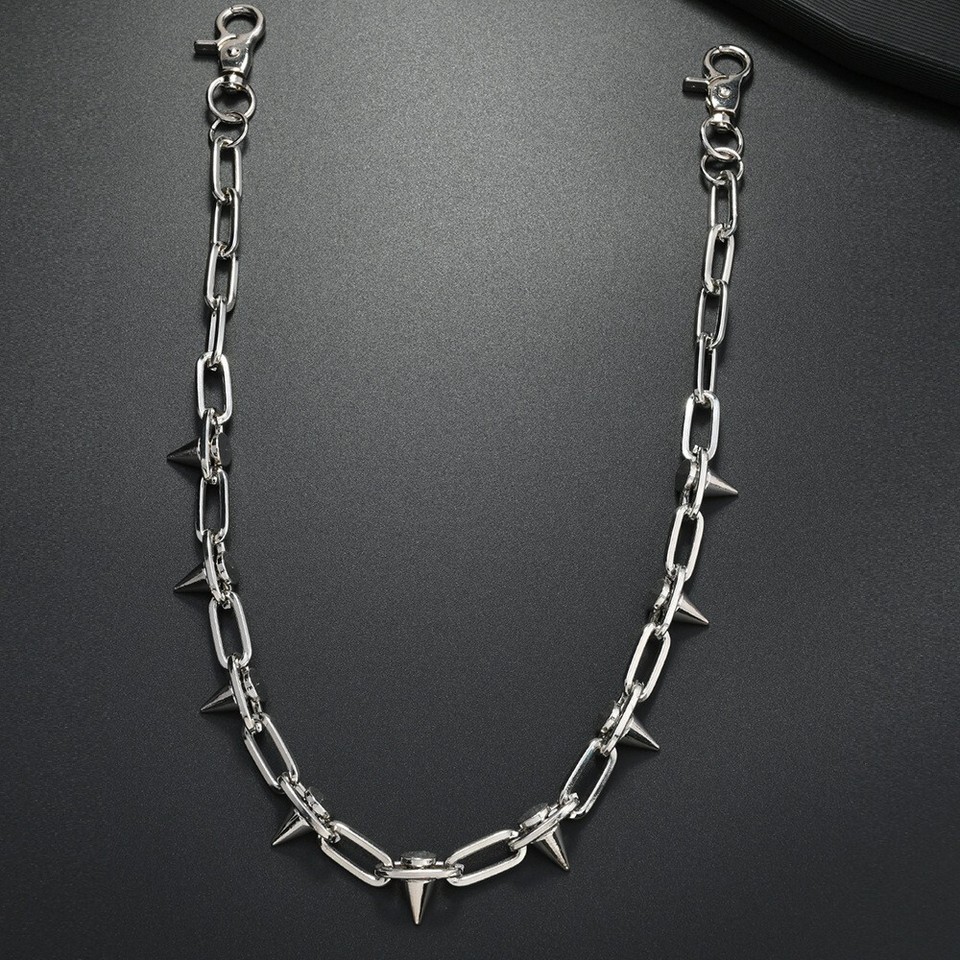 Pants Wallet Chain for Men - 24 inch Biker Trucker Belt Chain Riveted ...