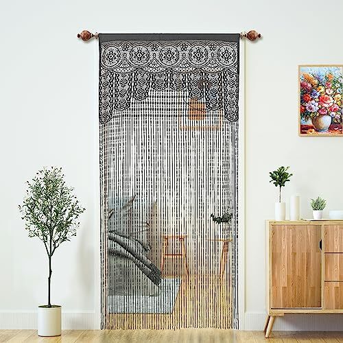 Lace Room Dividers Wooden WOODEN LACE Room Divider/curtain With