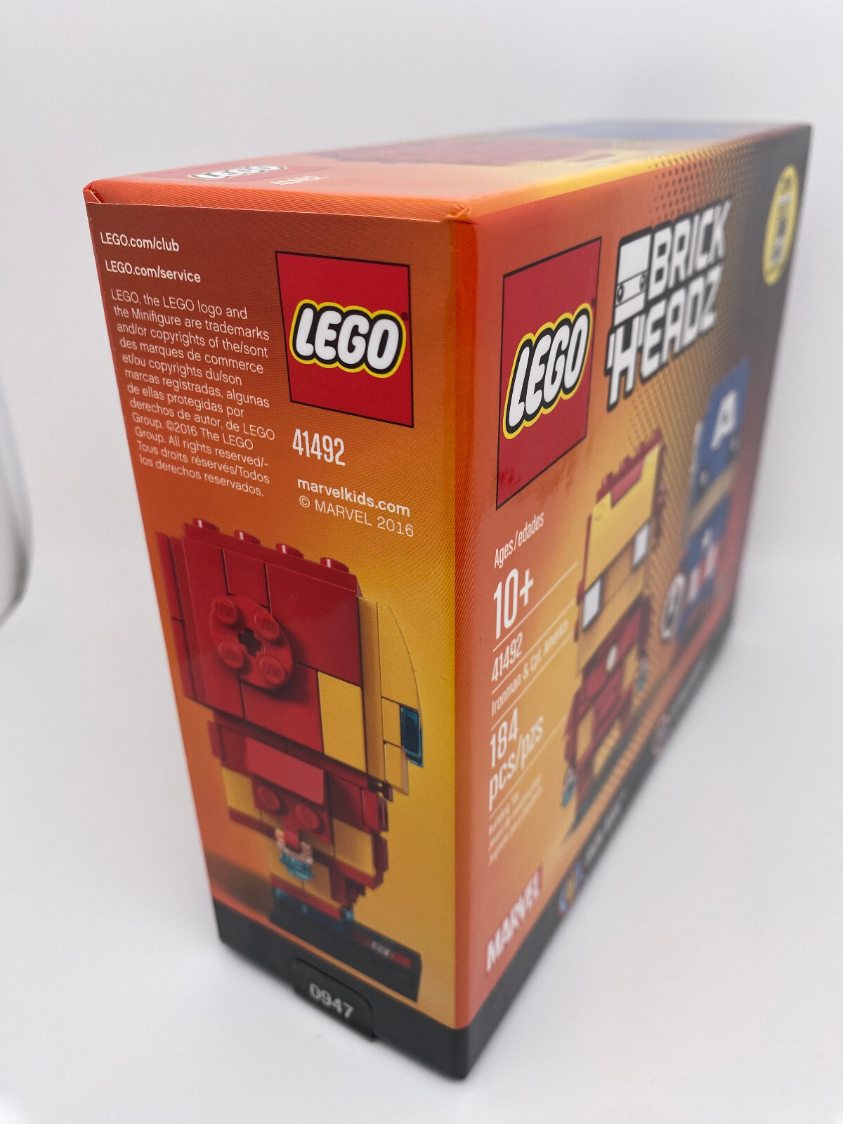 LEGO BRICKHEADZ: Iron Man & Captain America (41492) for sale online | eBay