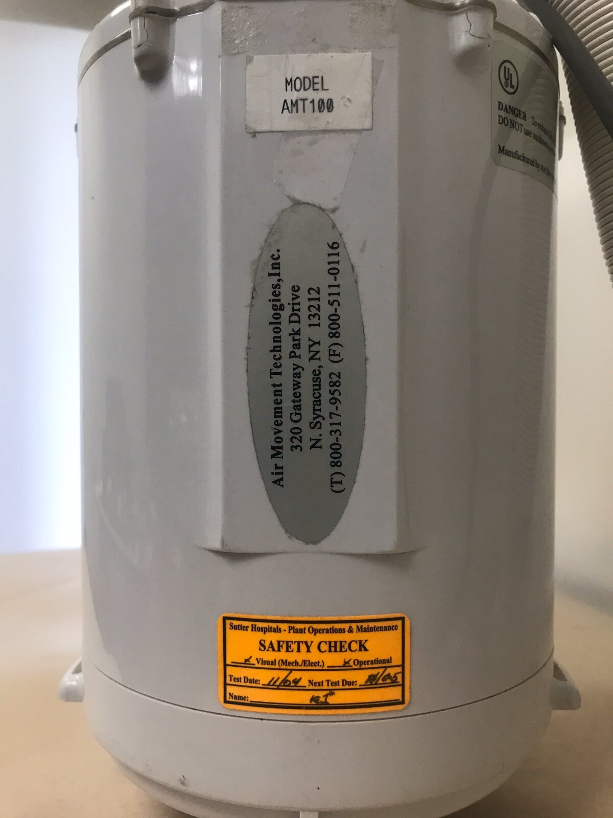 Air Movement Tech. AMT100 Air Matt Air Supply Unit for Air Matt ...
