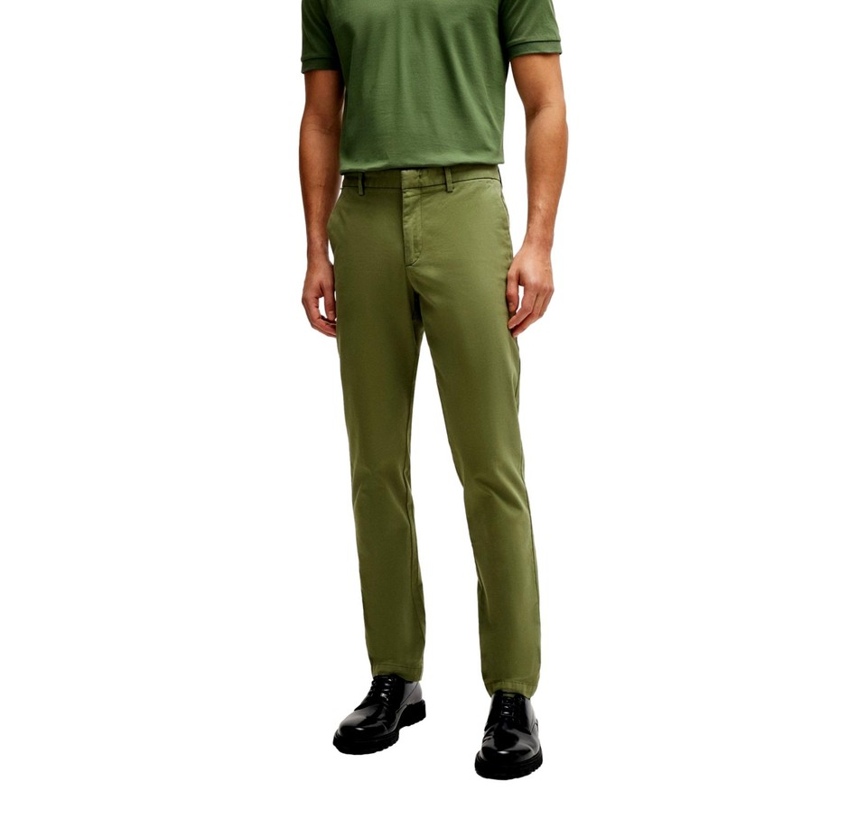 BOSS Slim Fit Chino In Gabardine Stretch Cotton Model Kaito1 50487966 ...