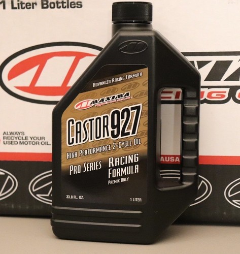 Maxima Pro Series Castor 927 1 Liter 2 Stroke Pre Mix Racing Oil 33.8 ...