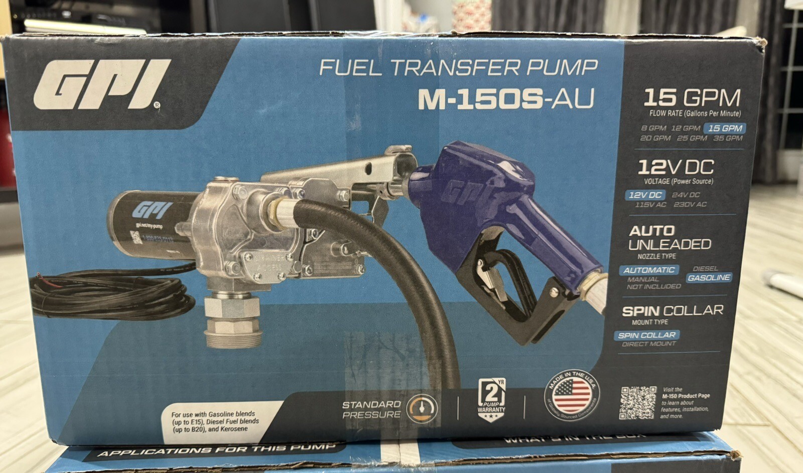 GPI M-150S-AU 12V Shut-Off Fuel Pump for sale online | eBay