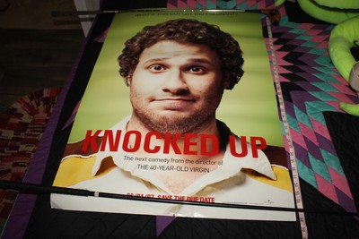 Knocked Up Movie Poster Double Sided 24 x 37" Rolled Up Nice Seth Rogen ...