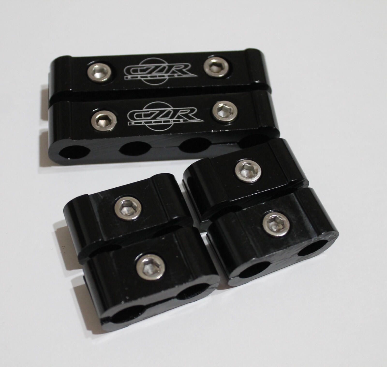 6PC SPARK PLUG WIRE BILLET SEPARATOR V8 V6 ENGINE Black | eBay