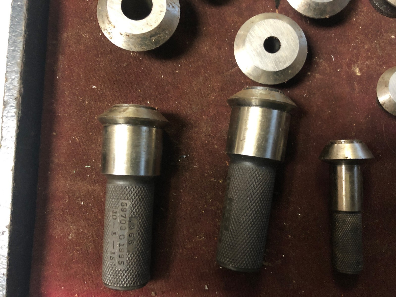 MACHINIST TOOL LATHE MILL Lot of Gages Taper Chamfer Angle Taper ...