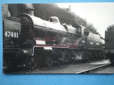 PHOTO LMS FOWLER COMPOUND 4-4-0 LOCO 41068 AT DERBY 4/10/50 | eBay UK