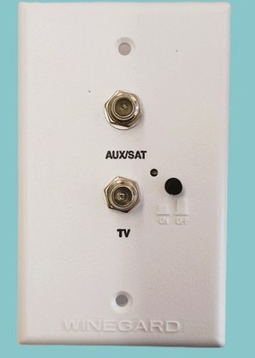 RV-7542 Winegard Wallplate POWER SUPPLY w/2 way splitter for RV's | eBay
