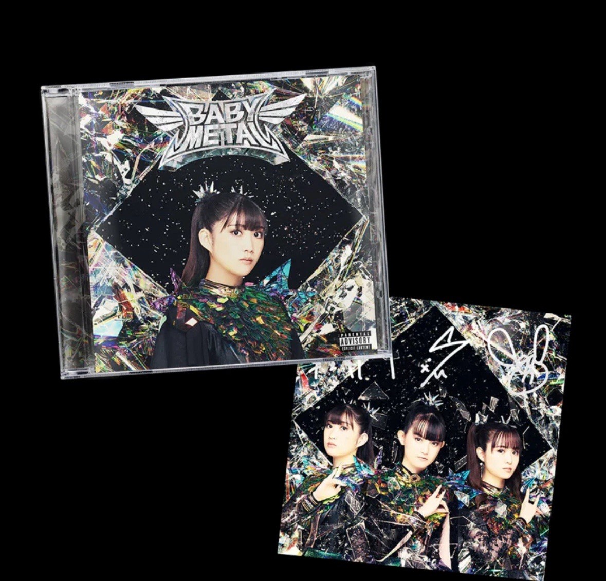 BABYMETAL SIGNED WHOLE BAND METAL FORTH MOMO METAL AUTOGRAPH CD | eBay