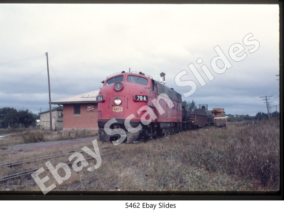 Lot 2...Duplicate Slides-MKT (MISSOURI KANSAS TEXAS) EMD E8/FP7 Loco ...