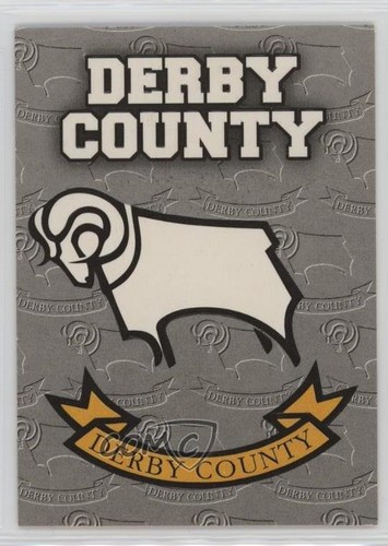 1996 Merlin Premier Gold Embossed Club Card Derby County FC #E06 e0r | eBay
